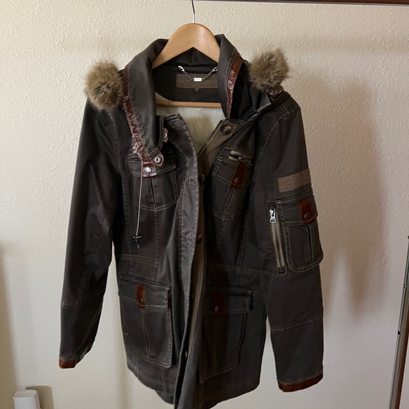 Goode Rider | Jackets & Coats | Goode Rider Womens Jacket With Faux Fur ...
